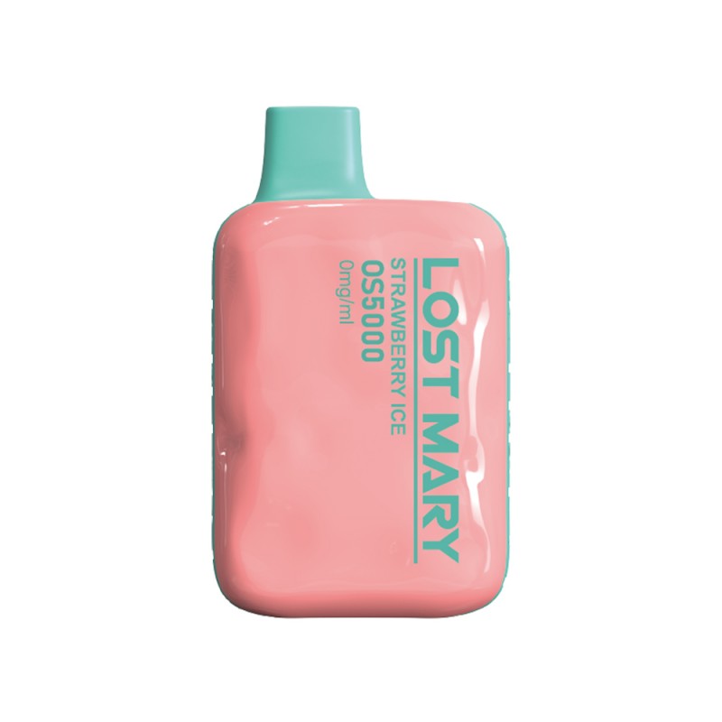 Lost Mary OS5000 Disposable 0% - Strawberry Ice , Bc5000 , eb ... Lost Mary OS5000 Disposable 0% - Strawberry Ice , Bc5000 , eb ...